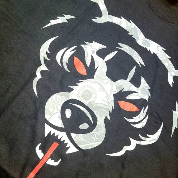 Mishka | Shirts | Mishka Mnwka Big Bear Face Logo Graphic Tshirt Black ...